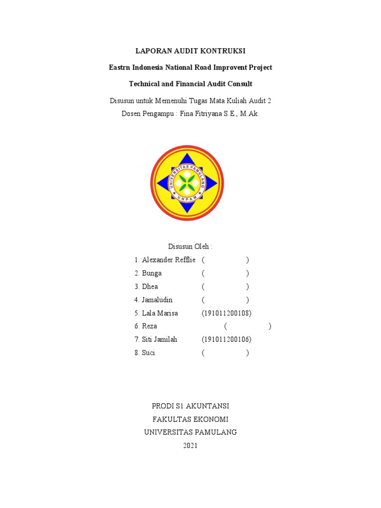 Laporan Audit Kontruksi | PDF