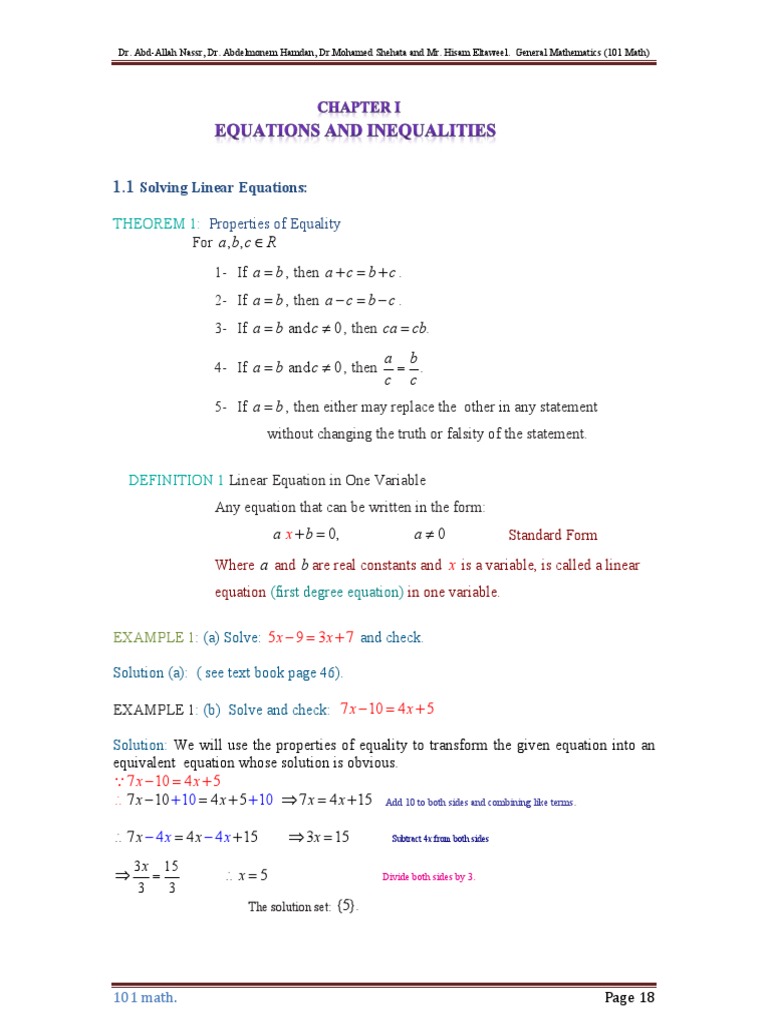 General Mathematics 101 Math Weeks 5, 6 | PDF | Equations | Mathematical Relations