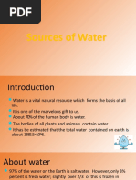 Natural and Man-Made Water Sources | PDF | Water | Reservoir