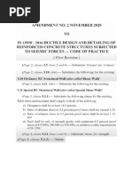 IS 1893 (Part 1) Amendment No. 2 Summary | PDF | Structural Analysis ...