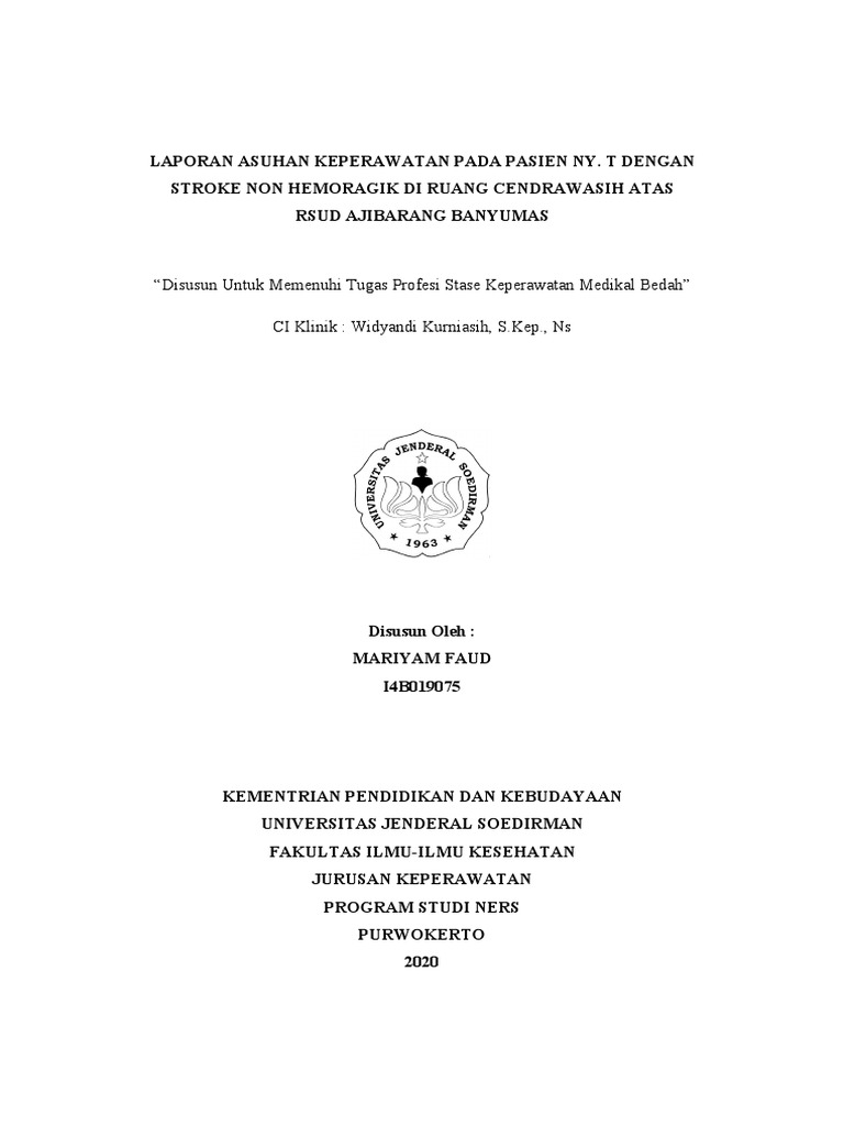 Askep SNH Ny. T Cendra Atas | PDF