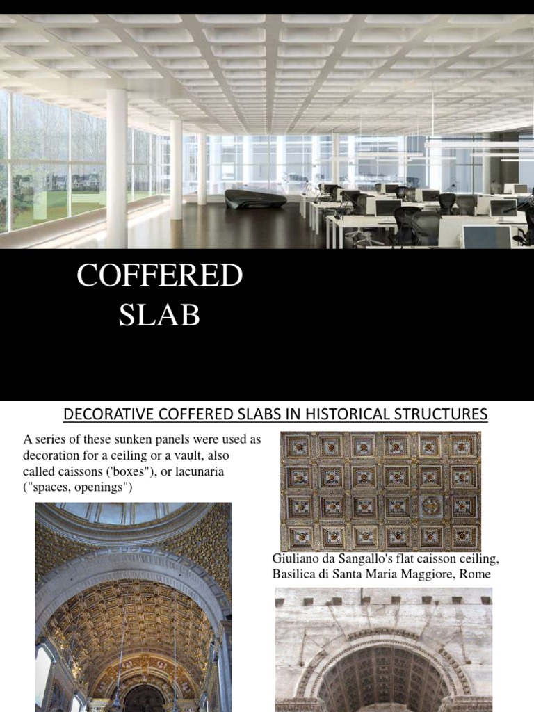 Coffer Slab: Design and Applications | PDF