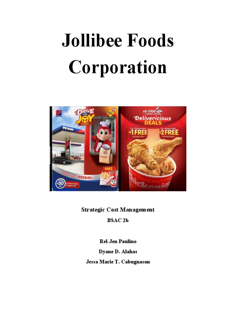 Jollibee Mission and Vision Statement | PDF | Career & Growth | Cooking ...