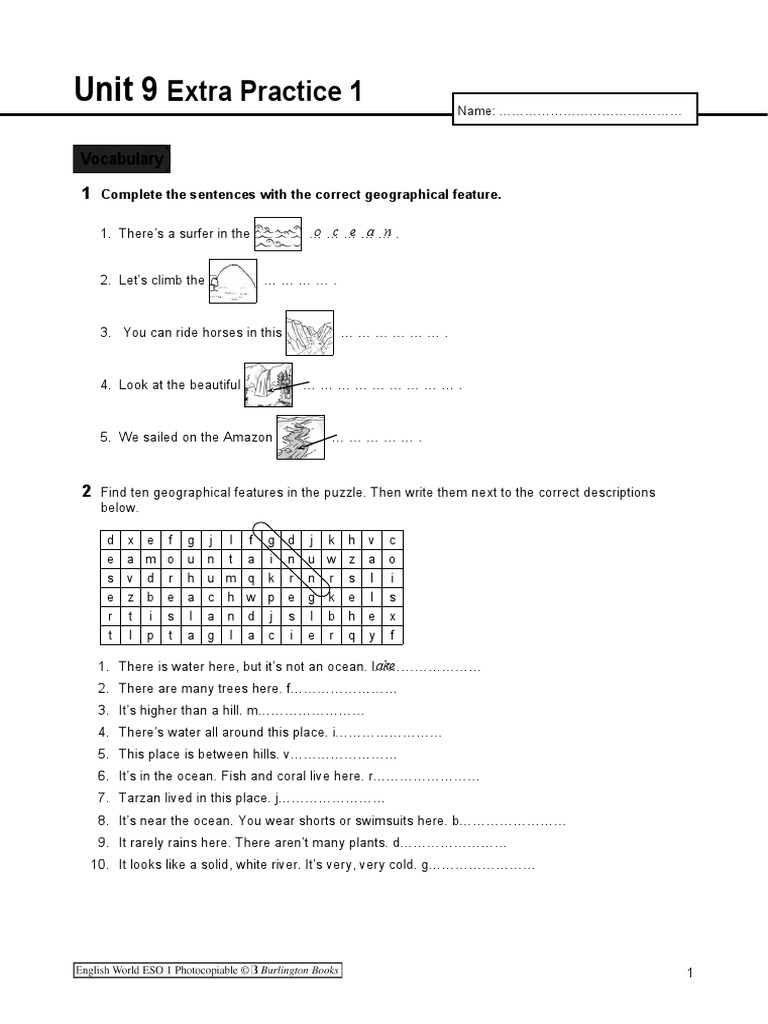 Unit 9: Extra Practice 1 | PDF | Grammar | Cognitive Science