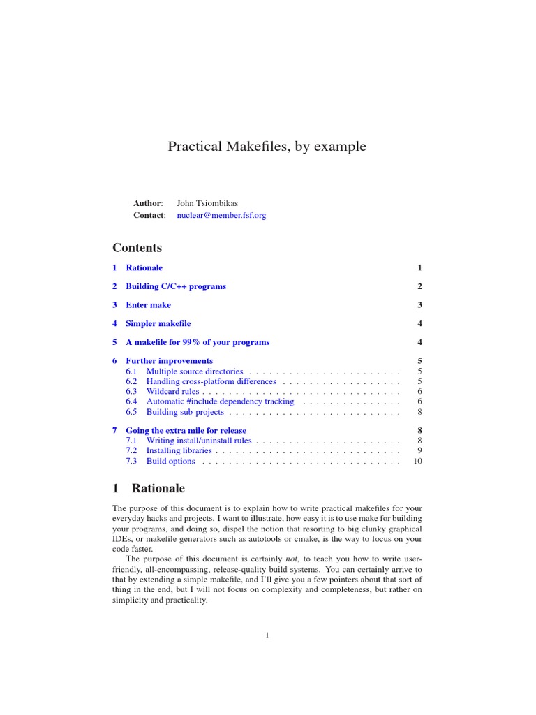 Practical Makefiles Explained: A Guide to Writing Simple Yet Powerful ...