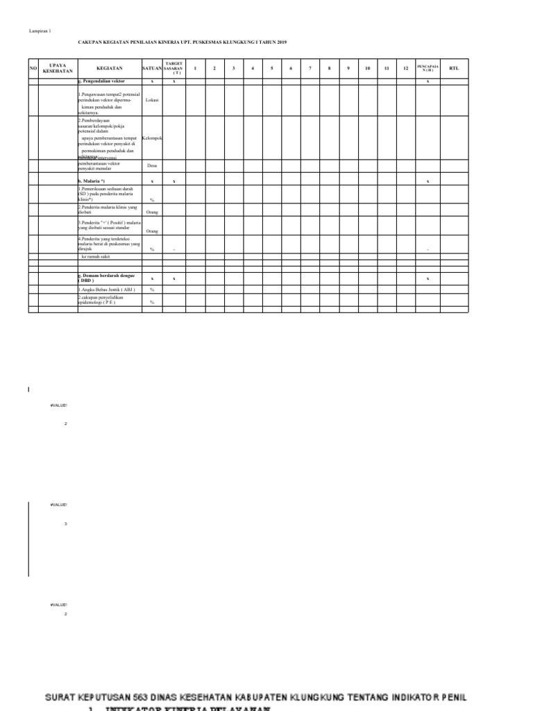 Form Laporan DBD Malaria | PDF