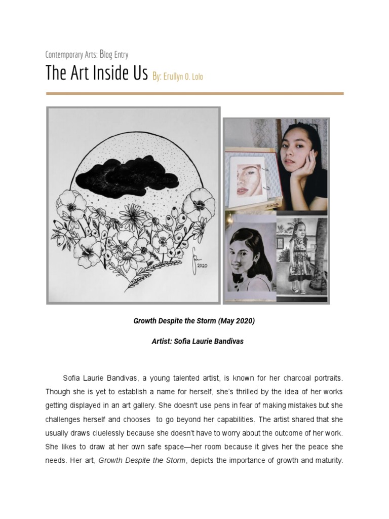 Contemporary Arts - Blog Entry | PDF | Paintings | Arts (General)