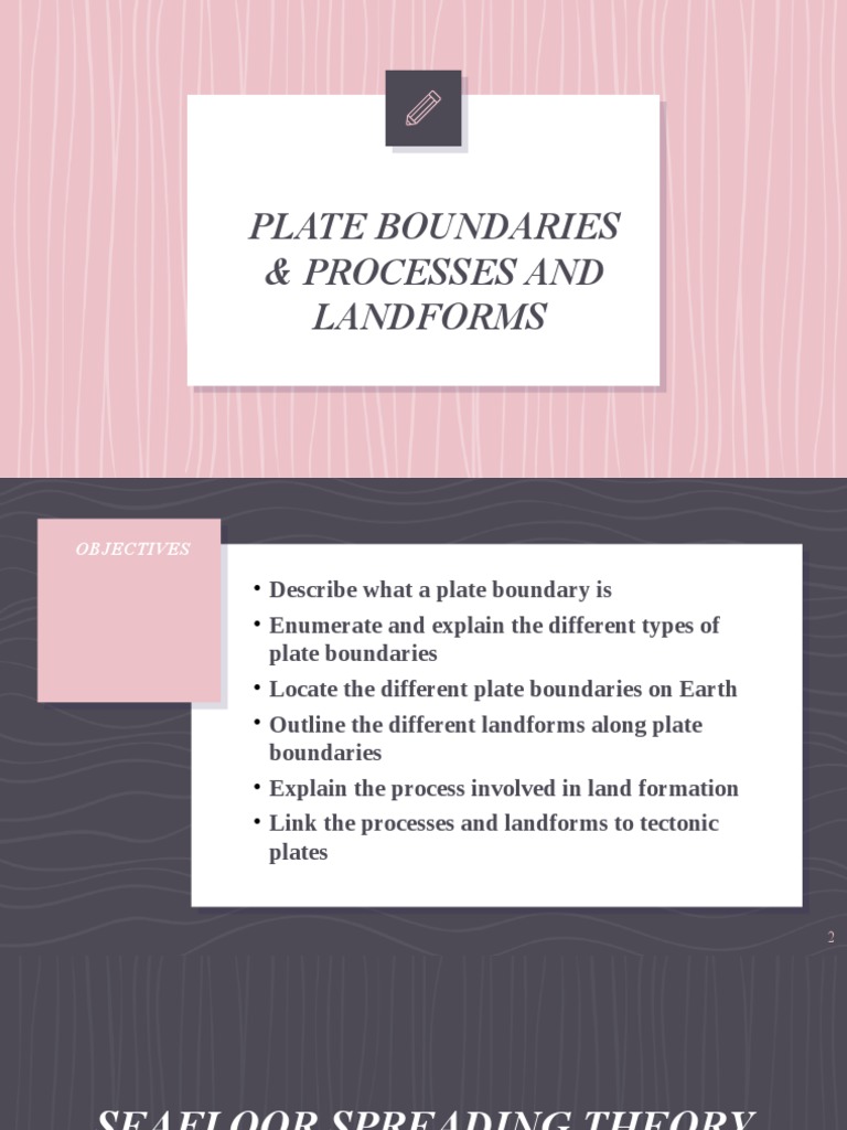 Plate Boundaries & Landforms | PDF | Plate Tectonics | Tectonics