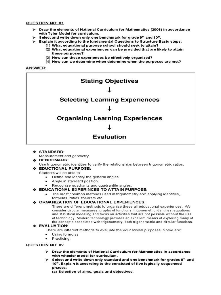 Assignment 2 | PDF | Trigonometry | Curriculum