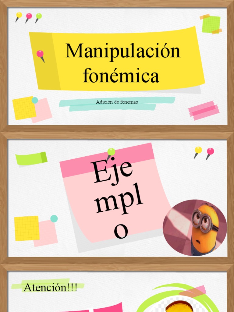 Manipulación de Fonemas | PDF