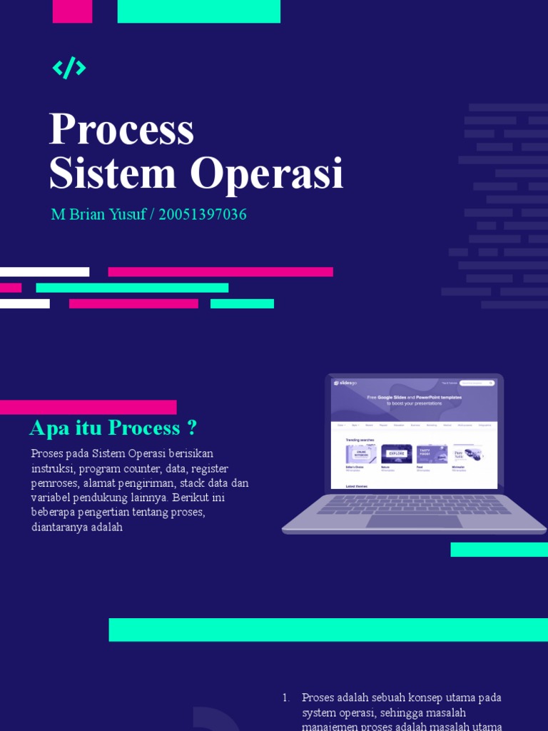 Pengertian Process Dalam OS | PDF