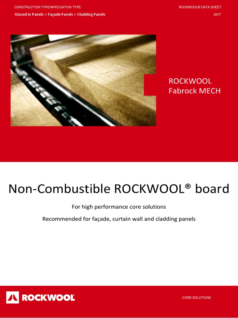 Fabrock Core SL GR2 - 2017 v1 | PDF | Building Insulation | Materials