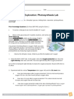 PhotosynthesisLabSE Key | PDF | Photosynthesis | Carbon Dioxide