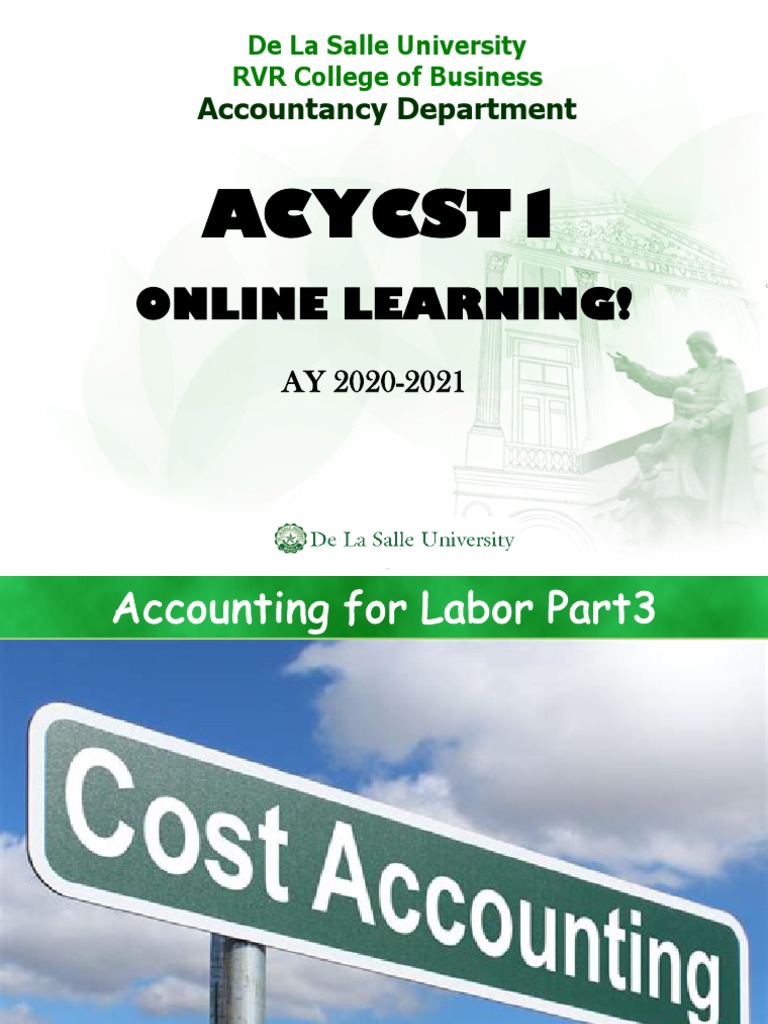 Accounting For Labor 3 | PDF | Payroll | Public Finance