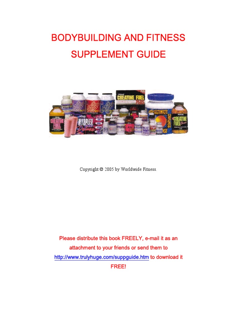 Bodybuilding and Fitness Supplement Guide | PDF | Dietary Supplements ...