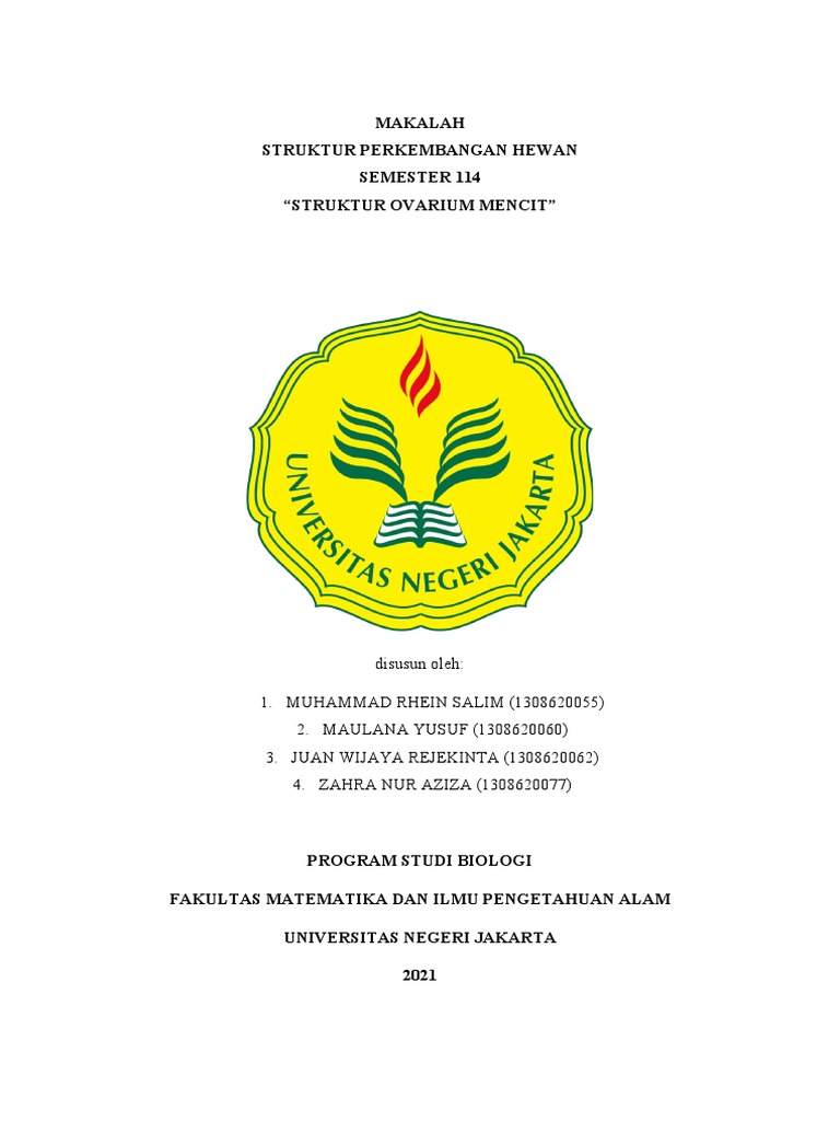 Struktur Ovarium Mencit | PDF | Ilmu Sosial | Kesehatan Holistik