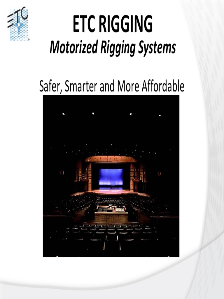 Motorized Rigging System PDF | PDF | Manufactured Goods