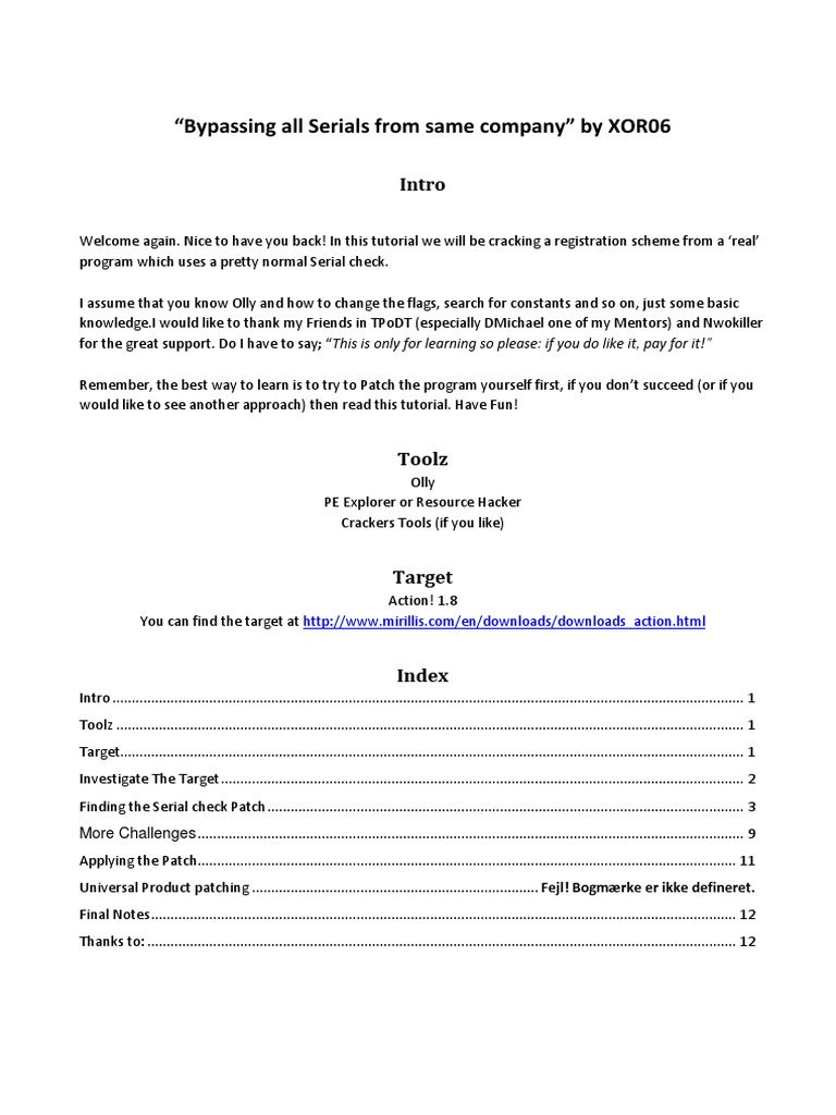 Patching A Serial Using The Bitmaps | PDF | Pointer (Computer Programming) | Computer Programming