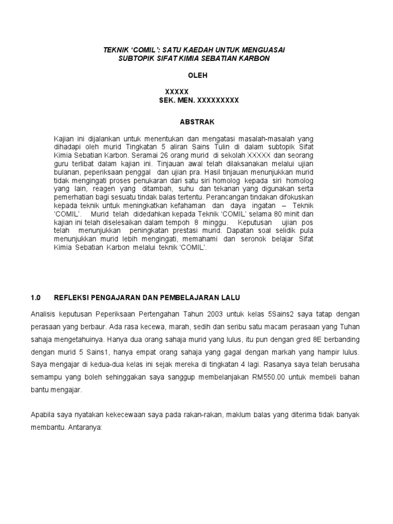 01 Contoh KT | PDF