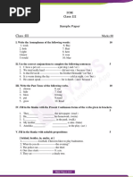 Class5 ICSE Maths Worksheet | PDF
