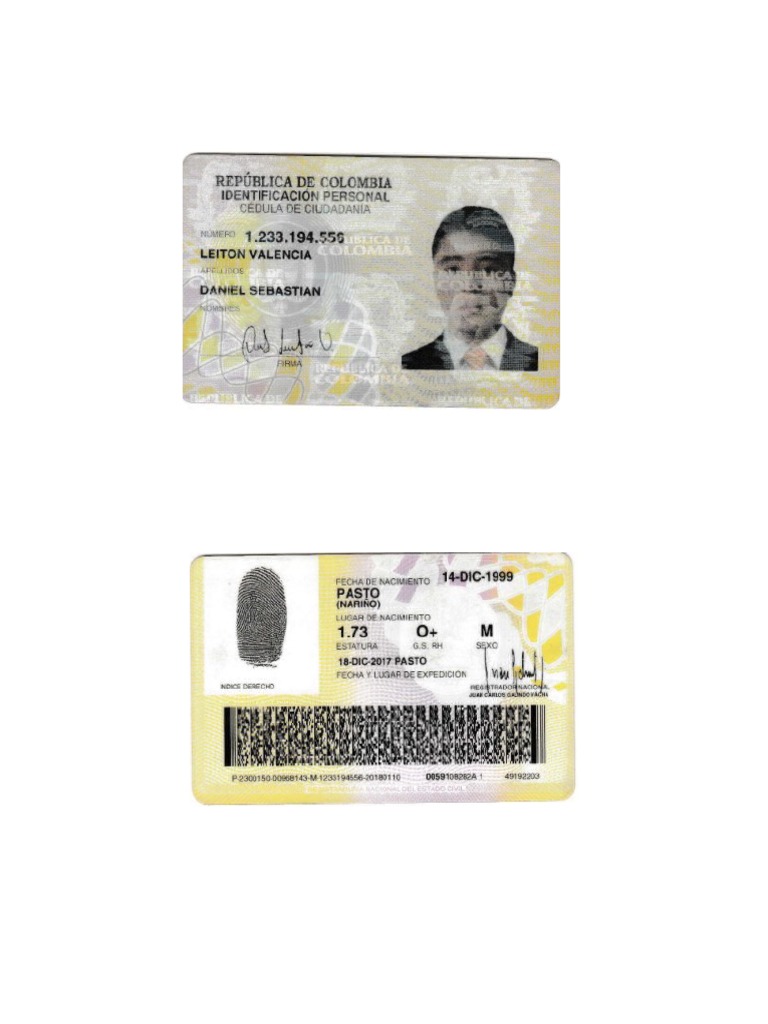 Cedula Ampliada Al 150 | PDF