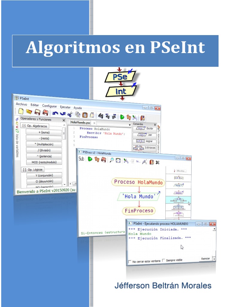 Algoritmos en PSeInt v2 | PDF | Algoritmos | Lenguaje de programación
