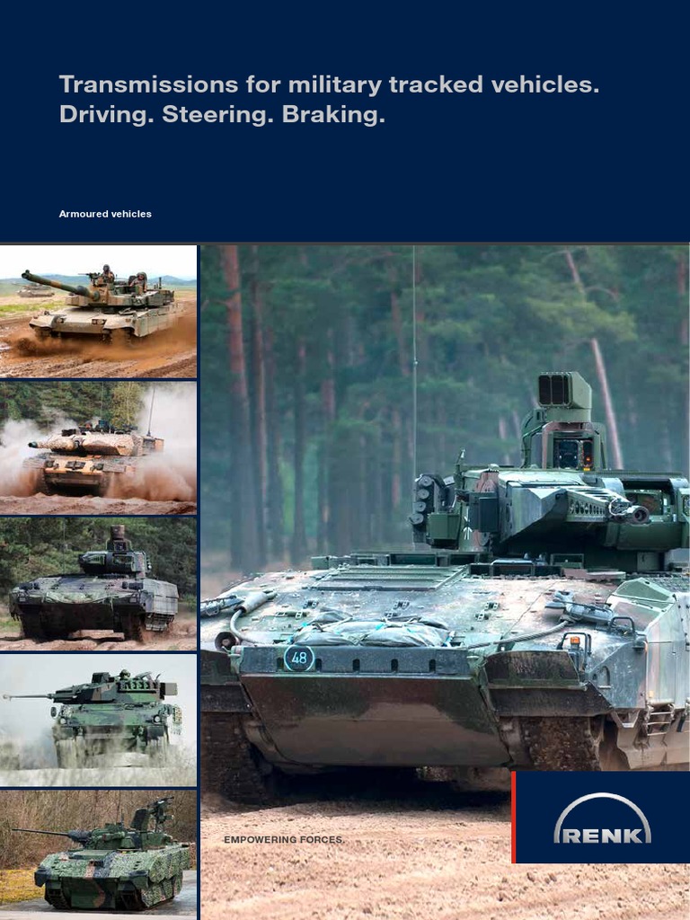 Transmissions For Military Tracked Vehicles. Driving. Steering. Braking ...