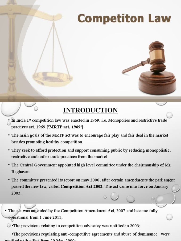 Module 2 Competition Act | PDF | Monopoly | Business Economics