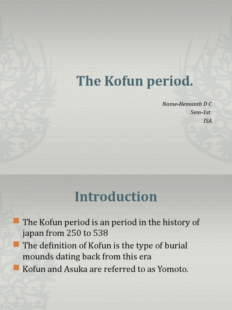 Hemanth Kofun Architecture | PDF