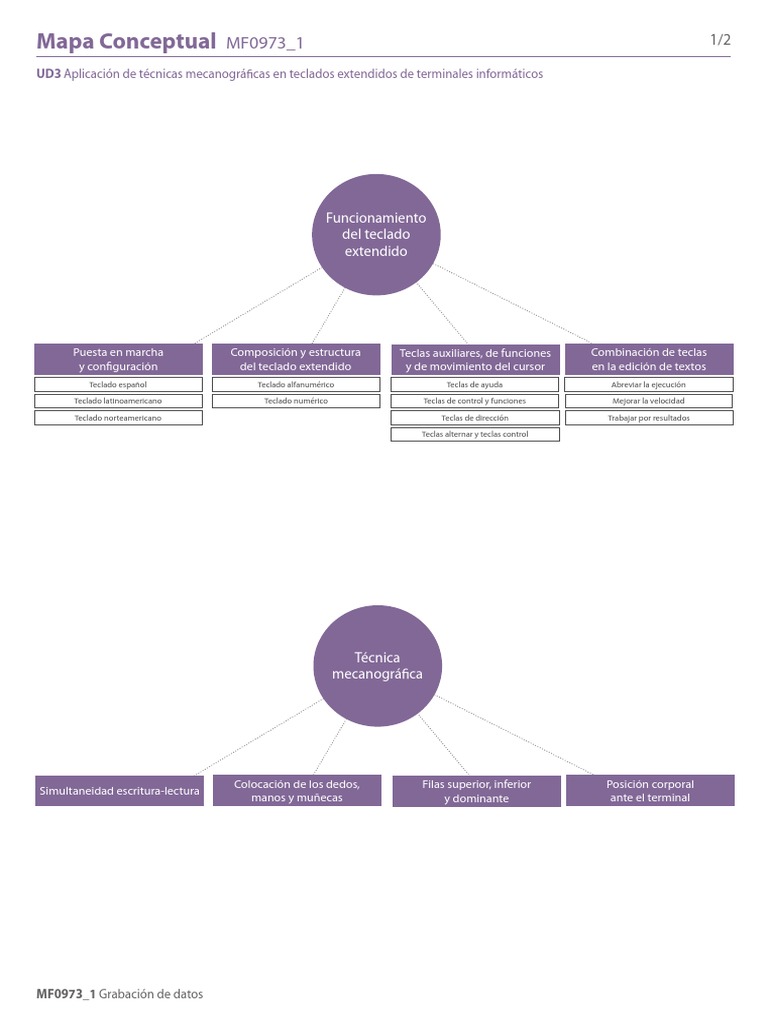 Mapa Conceptual - UD3 | PDF | Teclado | Ciencias de la Computación