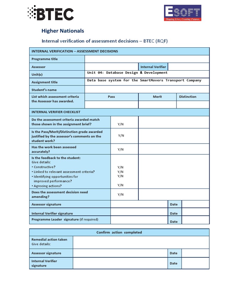 Unit 04 Database-Assignment Holistic | PDF | Databases | Relational Database