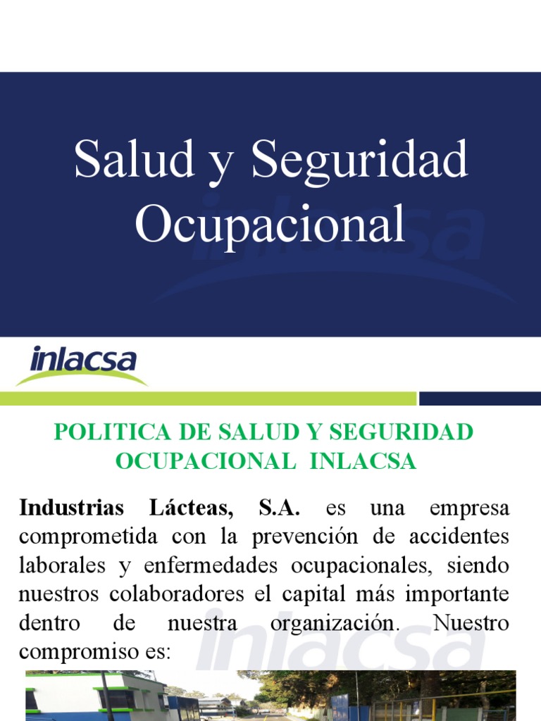 Normas de Salud y Seguridad en Inlacsa | PDF | Alimentos | Lavado de manos