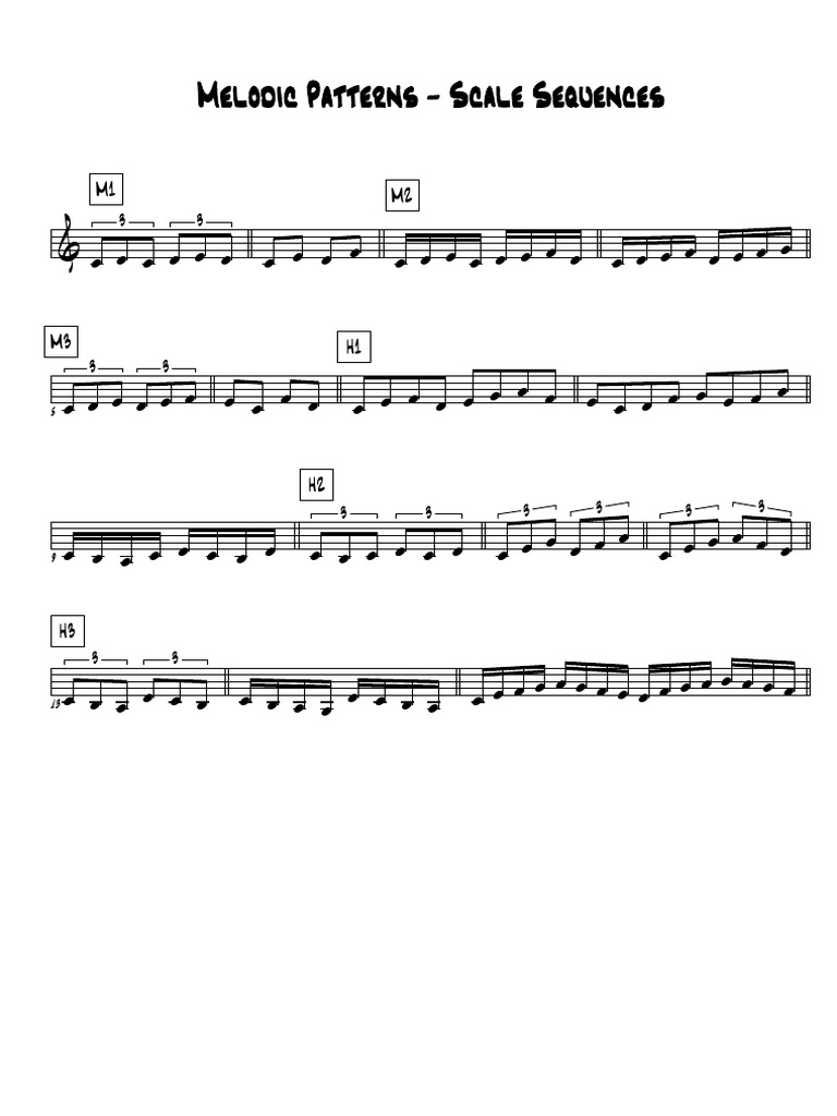 Scale Sequences | PDF