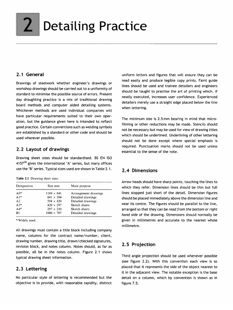 The Fundamentals of Structural Steel Detailing | PDF | Screw | Drawing