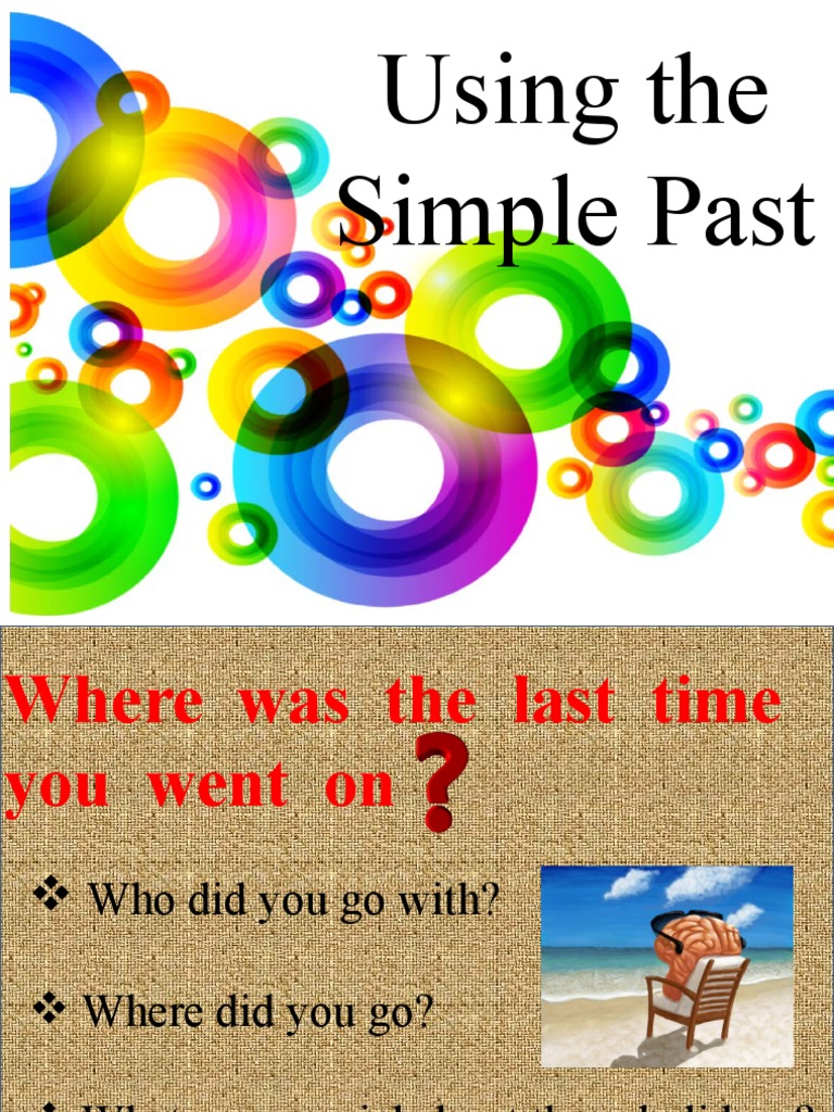 Simple Past Speaking Practice Conversation Topics Dialogs Icebreakers ...