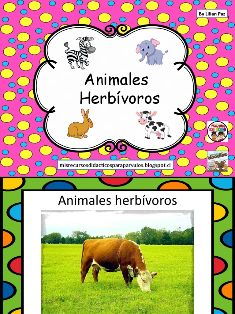 Animales Herbivoros | PDF