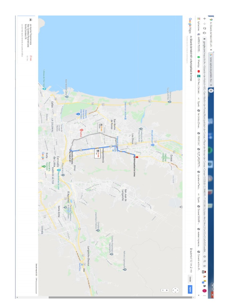 Mapa de Municipalidad de Comas - Jose Azabache. | PDF
