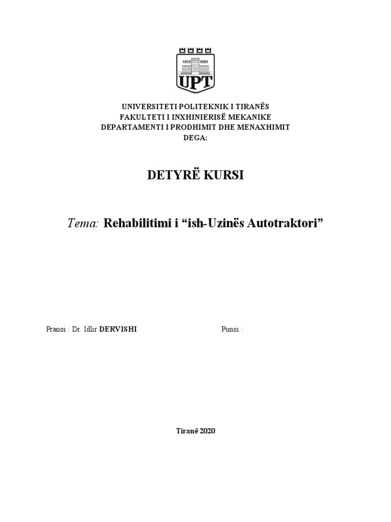 Shembull 2 Detyre Kursi | PDF