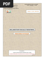 Déclaration fiscale d'existence CI | PDF | Impôts | Paiements