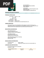 Sample Work Experience Sheet | PDF | Health Care | Nursing