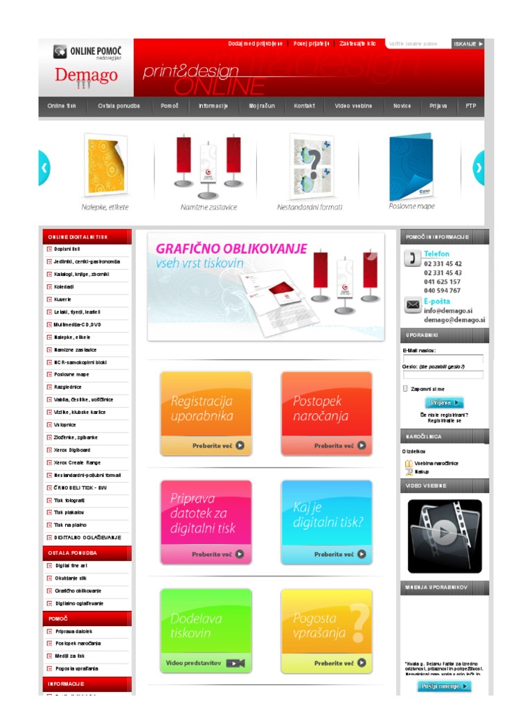 Digitalni Tisk Maribor - Tiskarna Demago | PDF