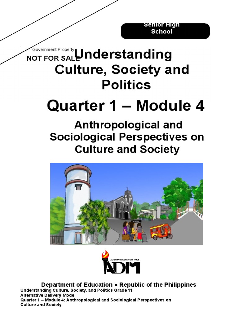 Understanding Culture, Society and Politics: Quarter 1 - Module 4 | PDF ...