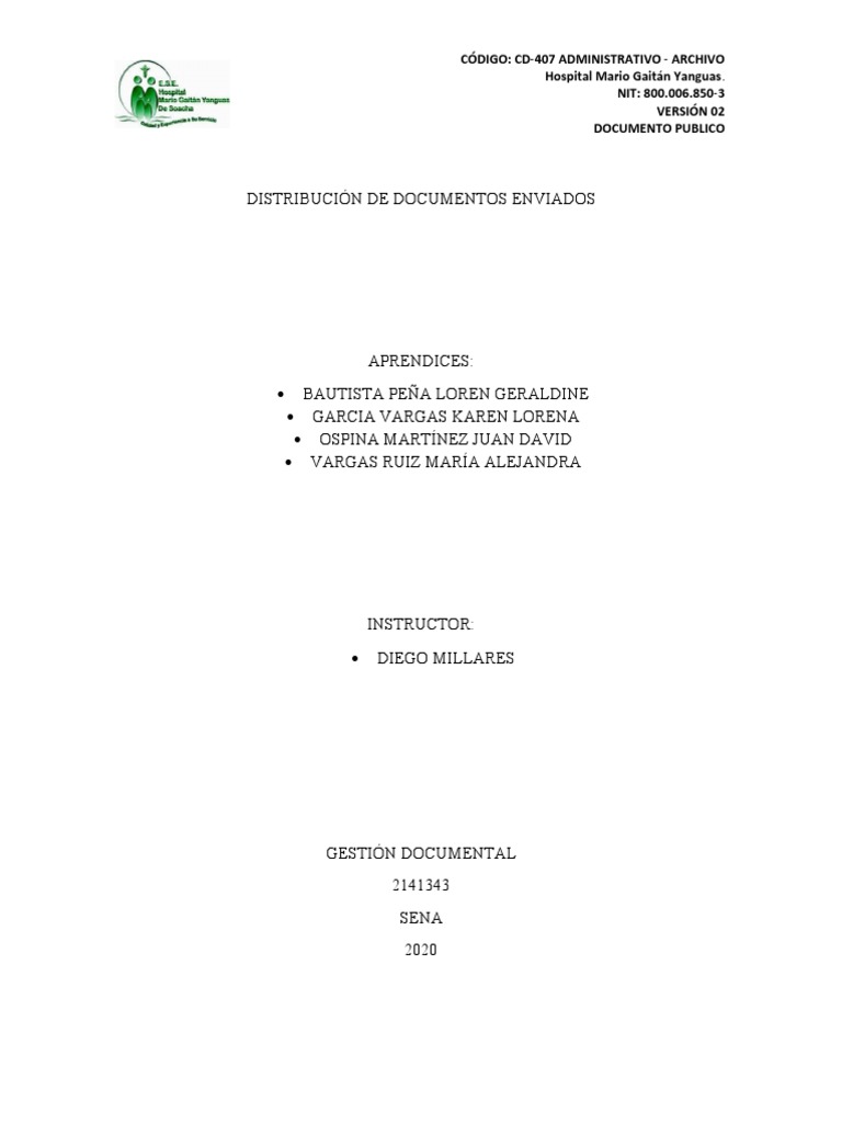 Distribución de Documentos Enviados | PDF | Ciencias de la Computación ...
