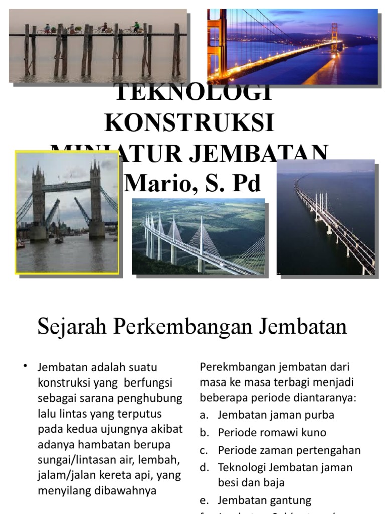 A HISTORY OF BRIDGE DEVELOPMENT | PDF