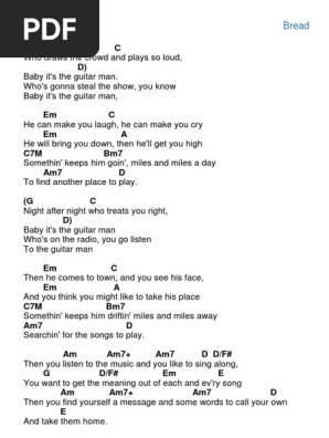 Guitar Man Chords And Lyrics