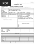 KEW - Pa-2 (Daftar Harta Modal) | PDF