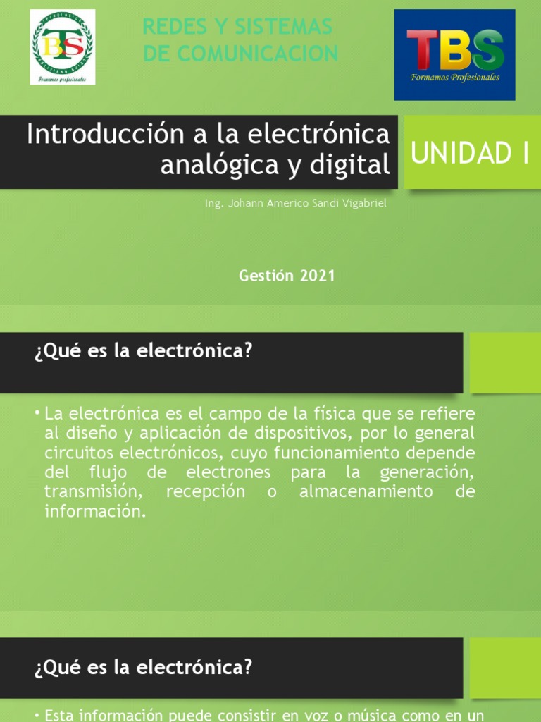 Introduccion A La Electronica Analogica y Digital | PDF | Señal analoga ...