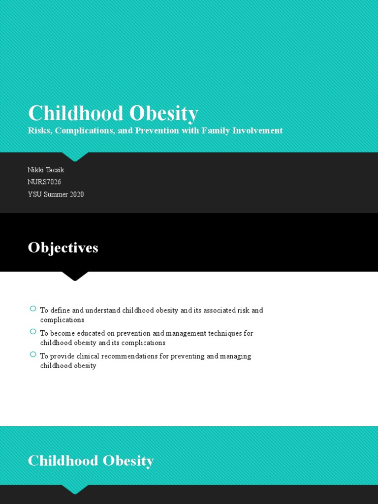 Childhood Obesity - Ebp PP Project | PDF | Childhood Obesity | Obesity