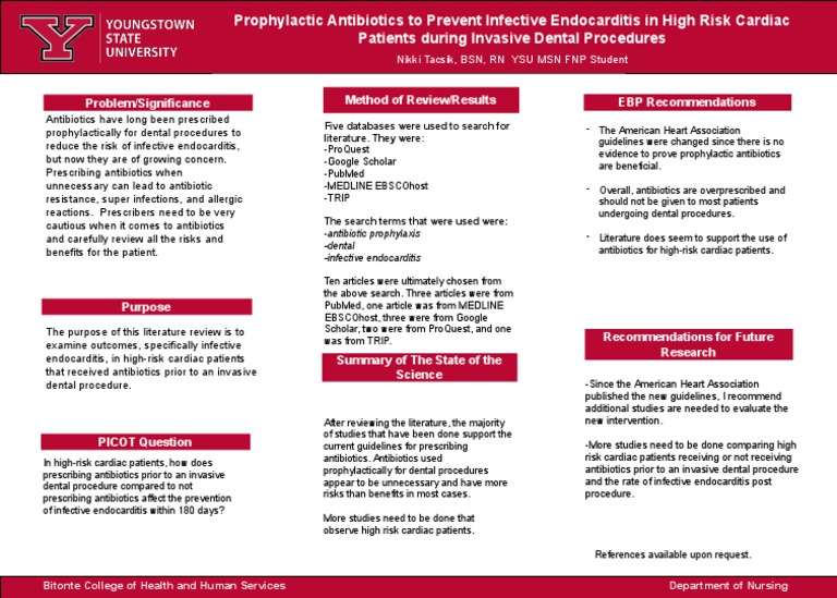 Nurs 6901 Ysu Poster - Revised For Capstone | PDF | Preventive ...