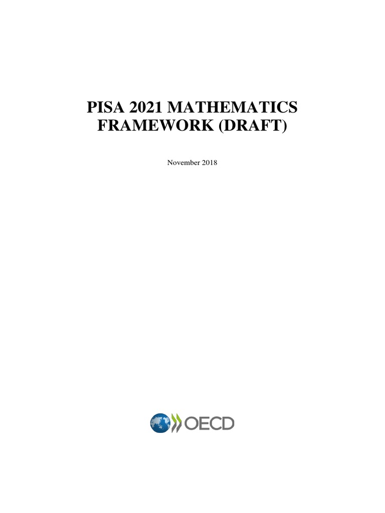 PISA 2021 Mathematics Framework Draft | PDF | Programme For ...